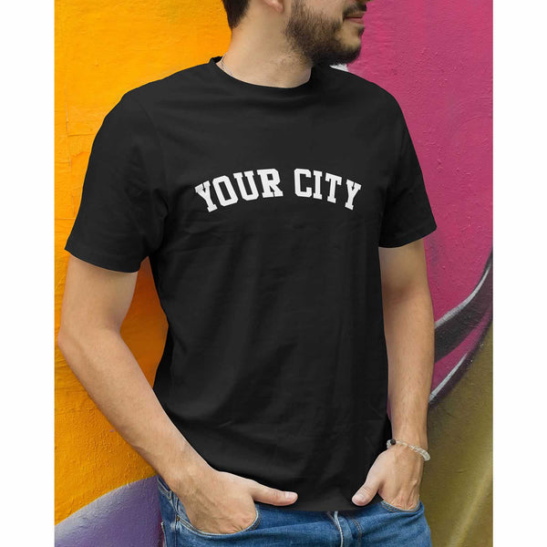 Custom City Name Printed T-Shirt