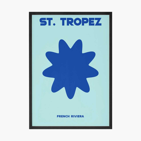 St Tropez Travel Poster Print