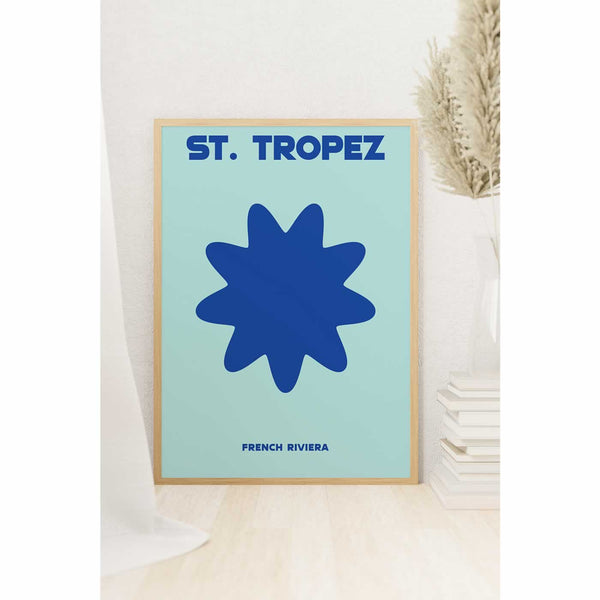 St Tropez Travel Poster Print